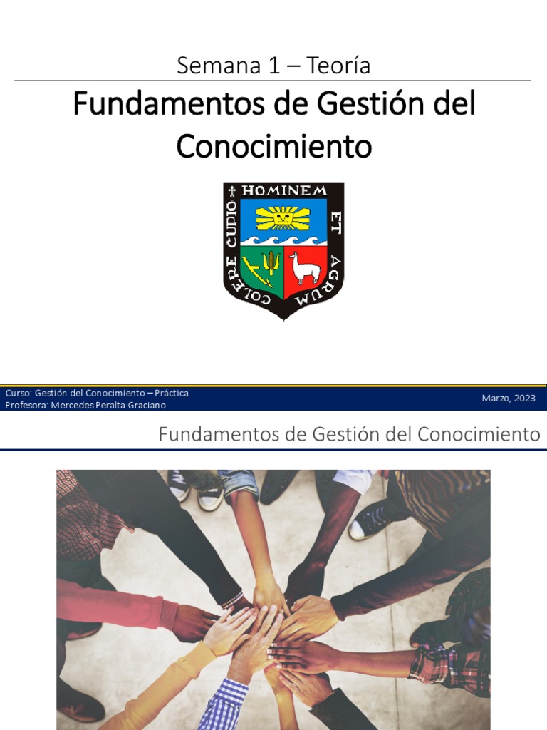 Fundamentos de Gestión del Conocimiento | PDF | Conocimiento administrativo | Conocimiento