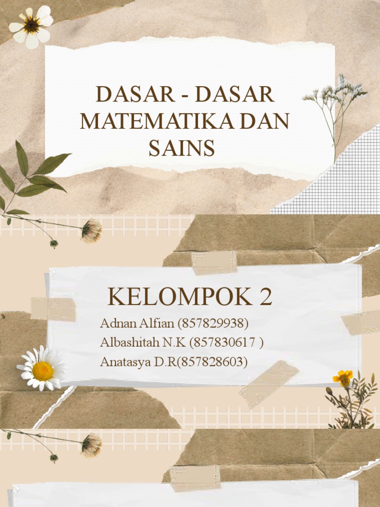 Kelompok 2 Matematika & Sains | PDF