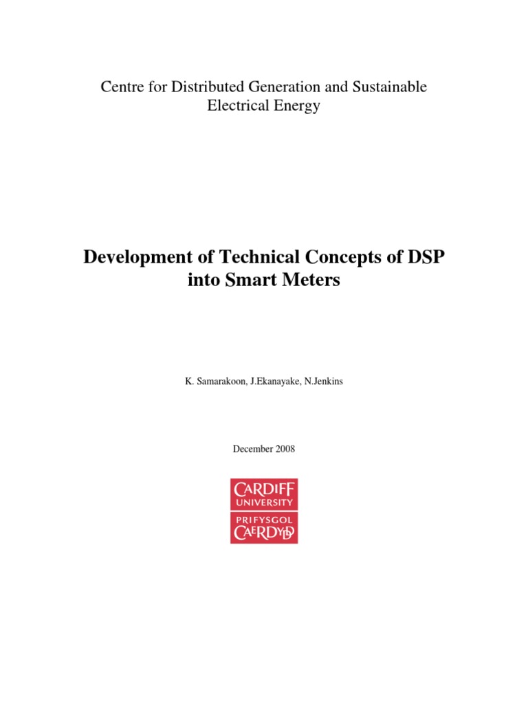 Introduction To Smart Meters | PDF | Electrical Engineering | Energy ...