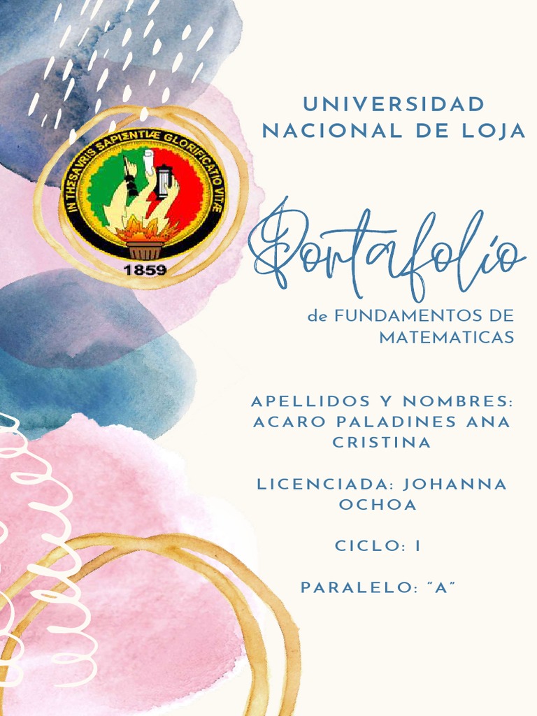 Portafolio U1 - C1 | Descargar gratis PDF | Números | Ecuaciones