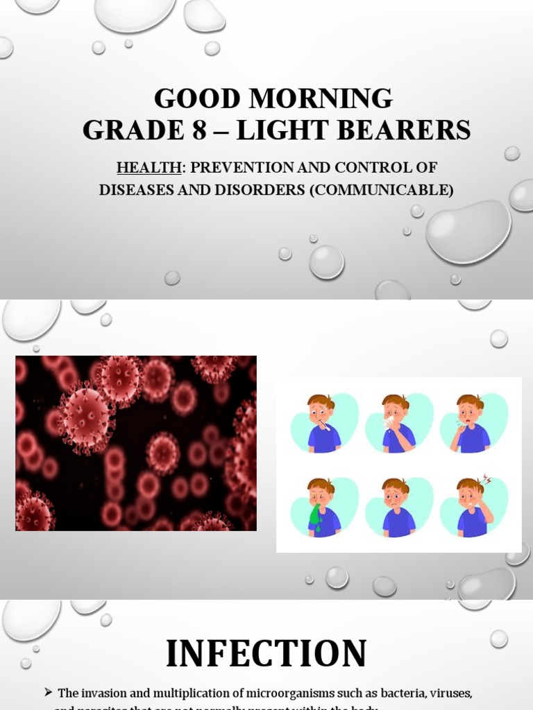 HEALTH 8: Communicable Disease | PDF | Infection | Pathogen