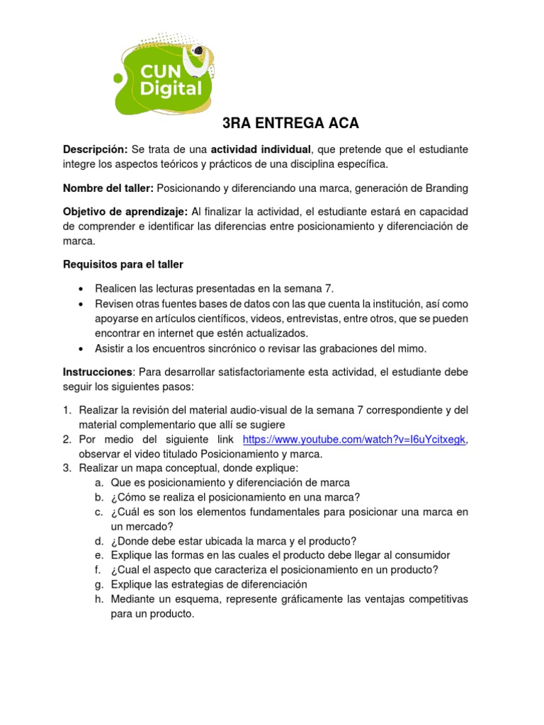 3 Entrega Aca | PDF