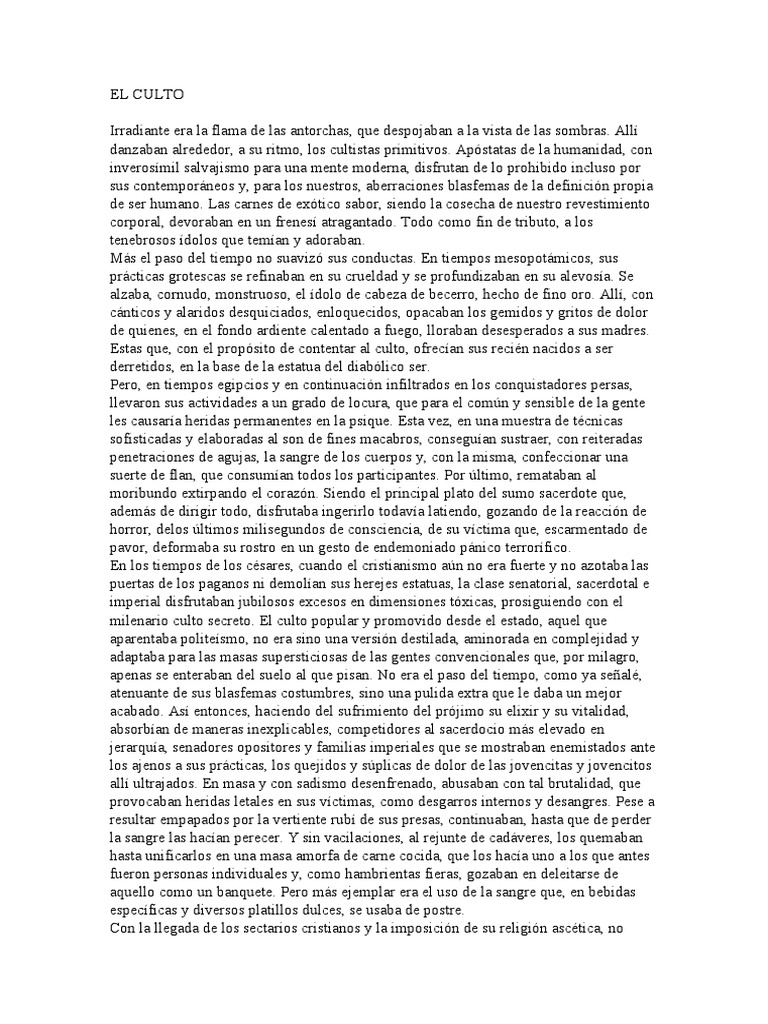 El Culto | PDF