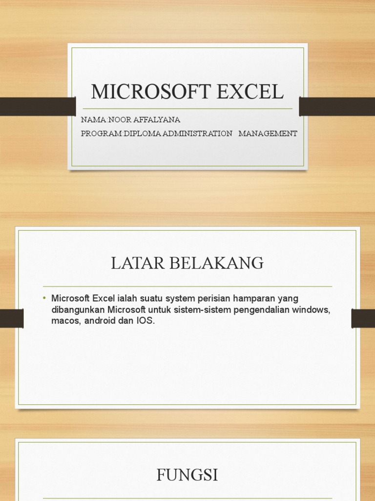 Microsoft Excel | PDF