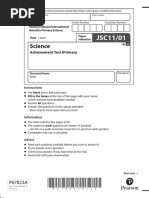 Science Iprimary Edexcel Past Paper June 2021 | PDF | Breathing | Oxygen
