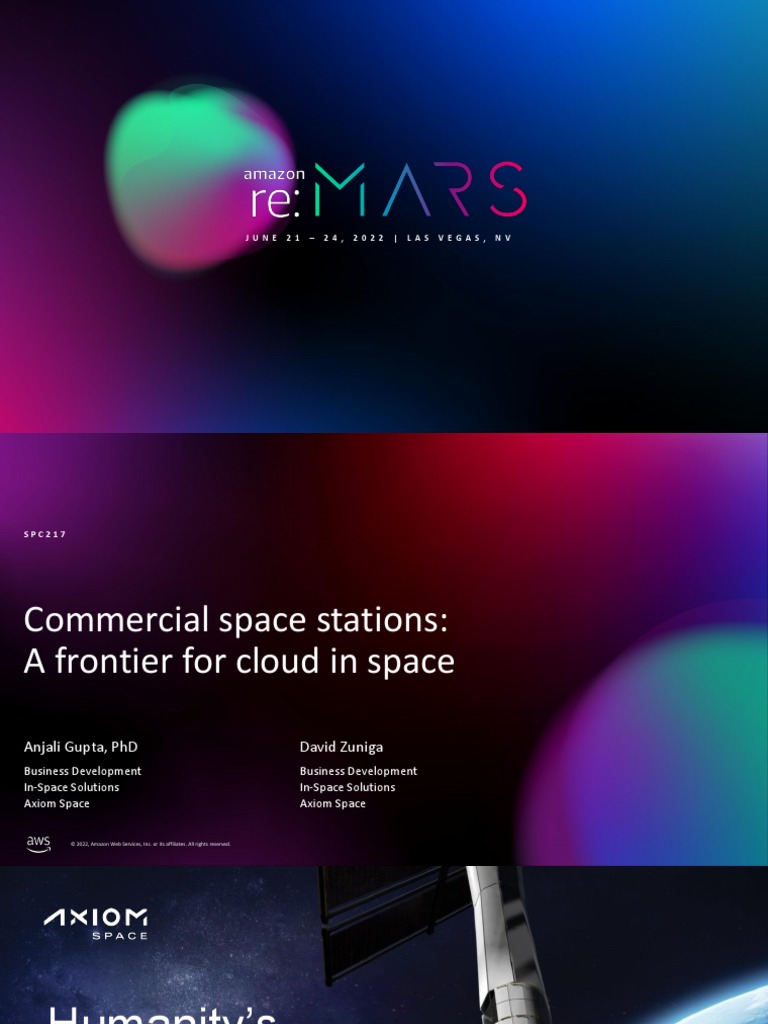 Commercial Space Stations A Frontier For Cloud in Space SPC217 ...