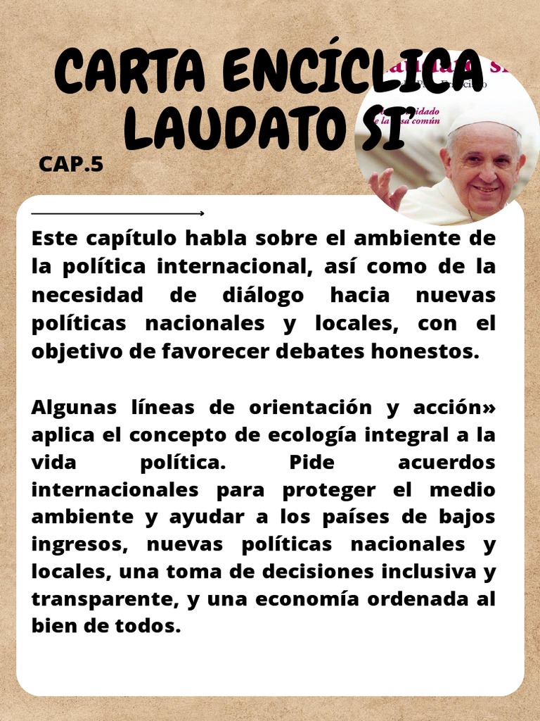 Carta Encíclica Laudato Si' | PDF