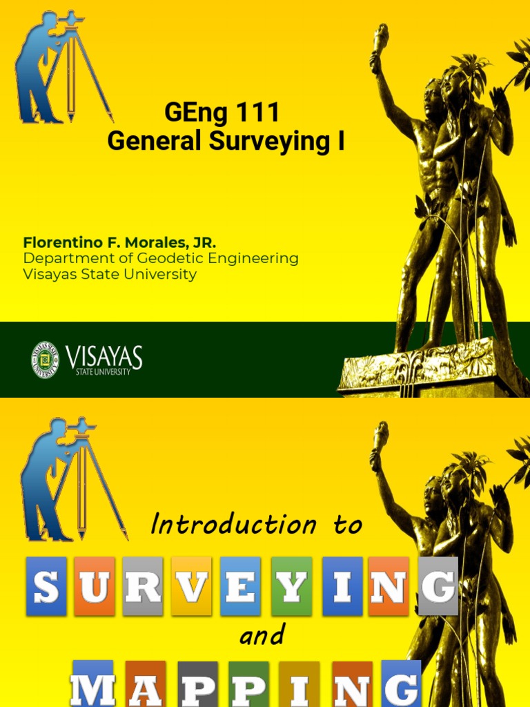 1_GEng-111_Introduction-2023 | PDF | Surveying | Science