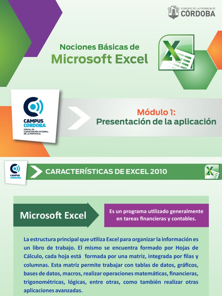Modulo Excel | PDF | Microsoft Excel | Hoja de cálculo