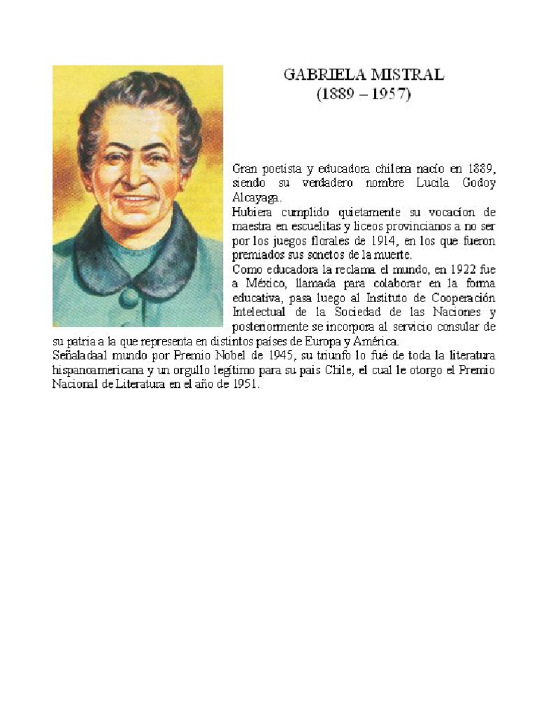Gabriela Mistral | PDF