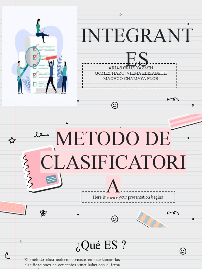 Metodos de Clasificacion y Metodo de Clasi. Forxada Viernes | PDF ...