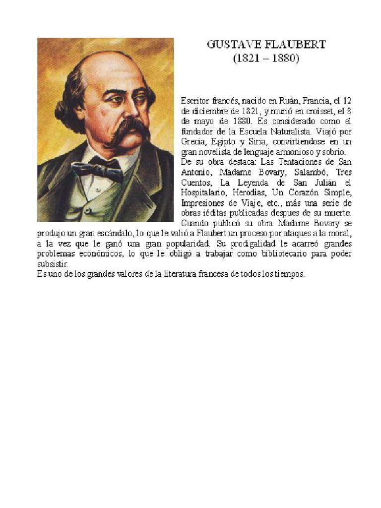 Gustave Flaubert | PDF