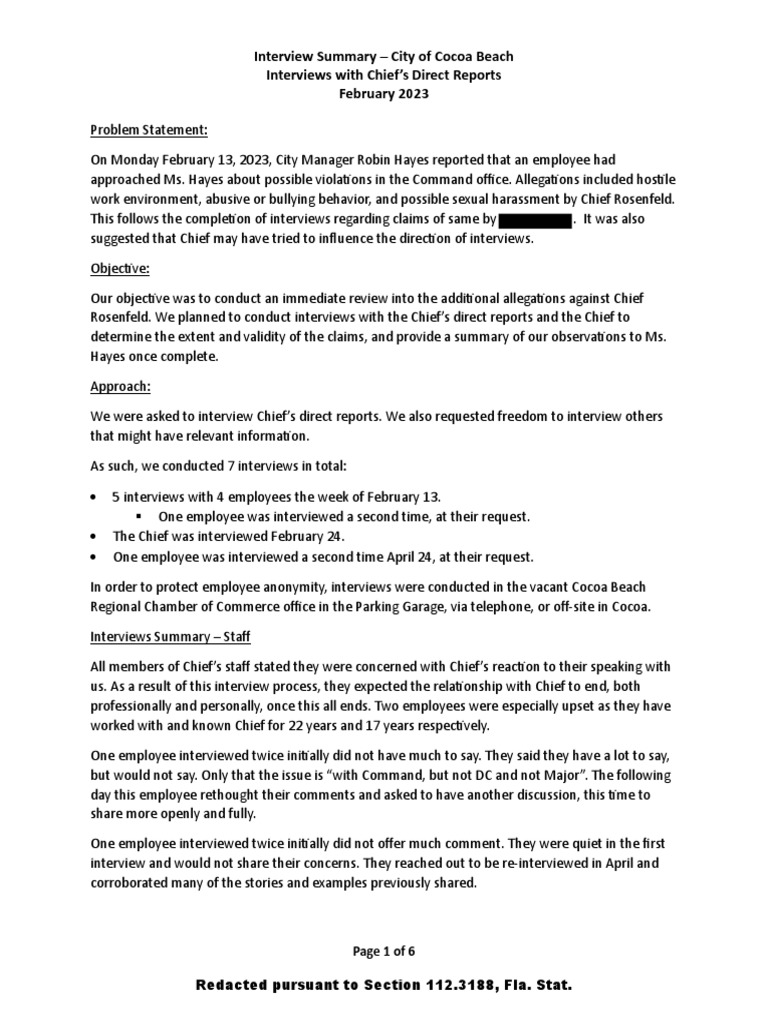 City of Cocoa Beach Summary | PDF