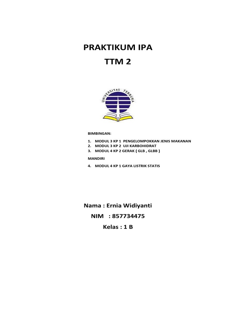 TTM Praktikum 2.ernia Widiyanti. 857734475 | PDF | Kesehatan Holistik