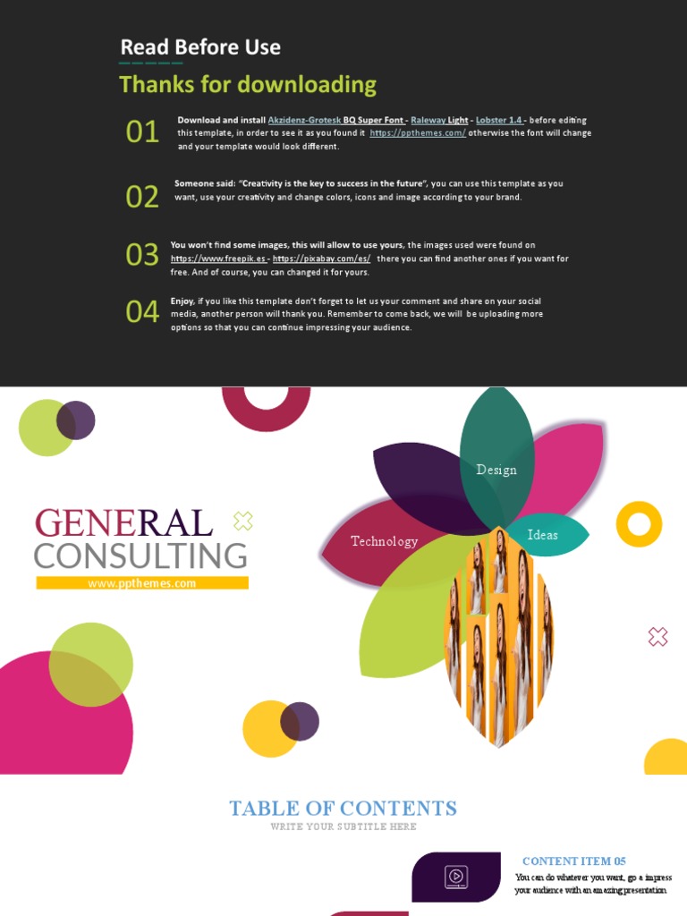 General Consultant Powerpoint Templates | PDF | Mass Media | Business ...
