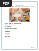 CSEC SBA Format ELECTRICAL PDF | PDF | Electronics | Electrical Wiring