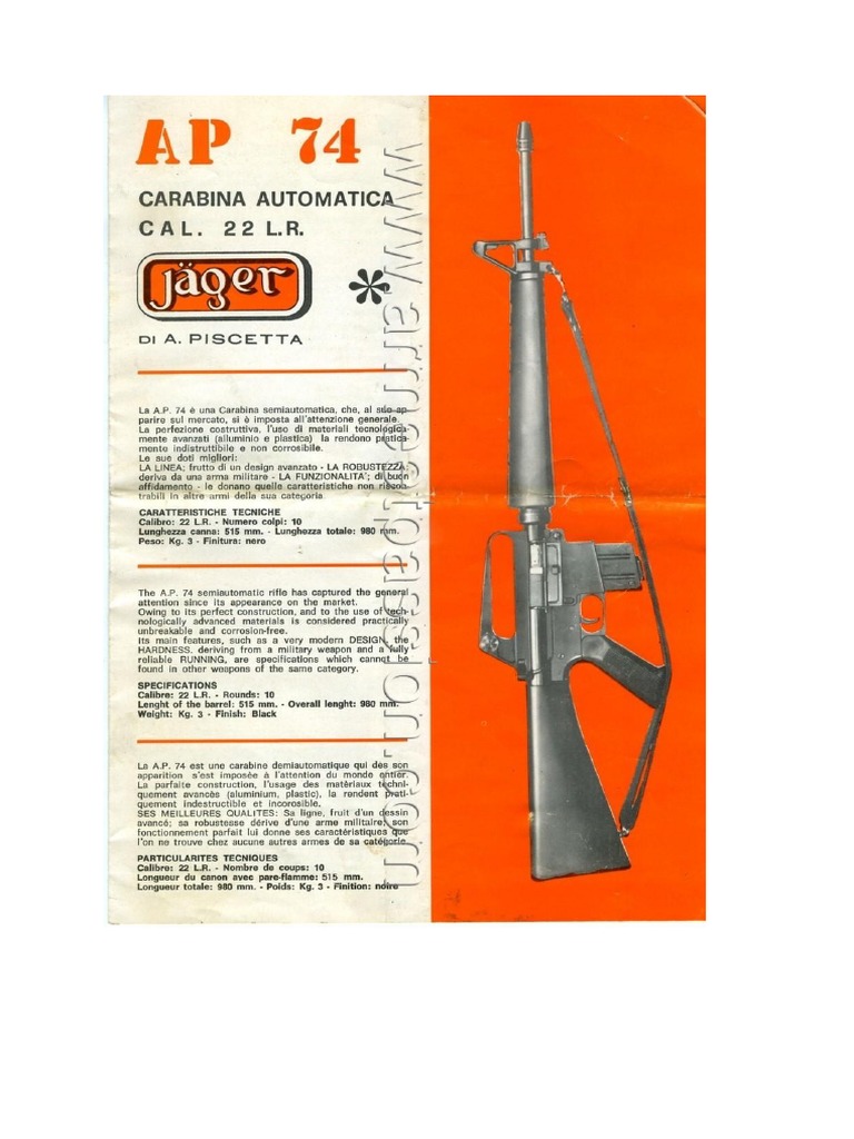 Jager Ap 74 | PDF