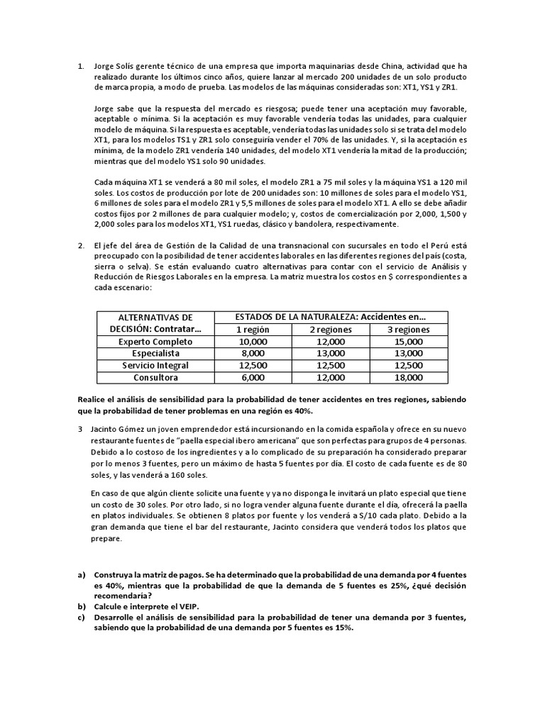 Hoja de Trabajo | Descargar gratis PDF | Business | Economias