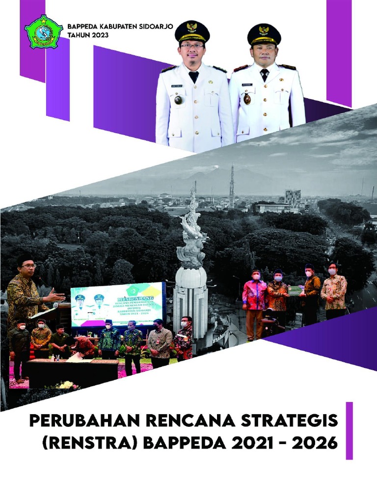 Perubahan Renstra Bappeda Tahun 2021-2026 | PDF
