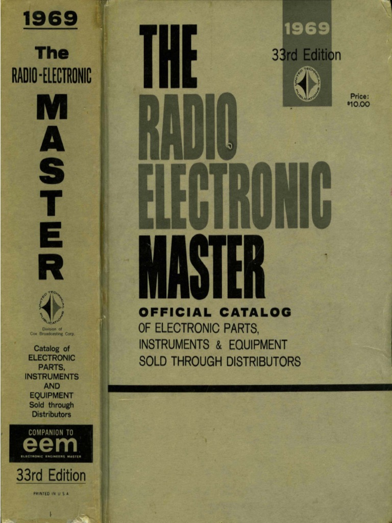 1969 Radio Electronic Master | PDF | Electronic Circuits | Capacitor