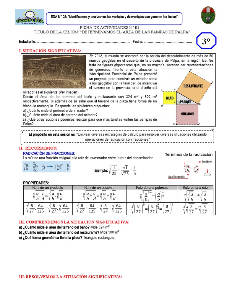Solucion Ficha 3 - 3ero - Eda1 | PDF | Matemáticas | Matemática Elemental