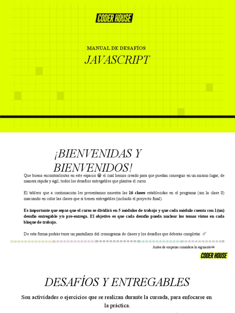 Manual De Desafíos Pdf Modelo De Objeto De Documento Script Java 