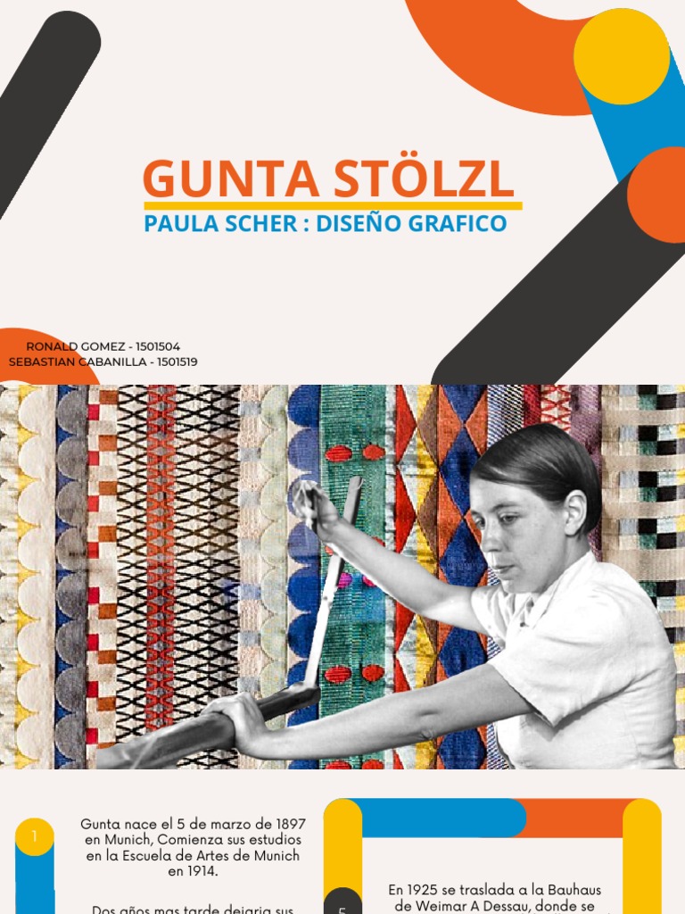 Gunta Stölzl: Maestra Textil de Bauhaus | PDF | Las artes | Estética