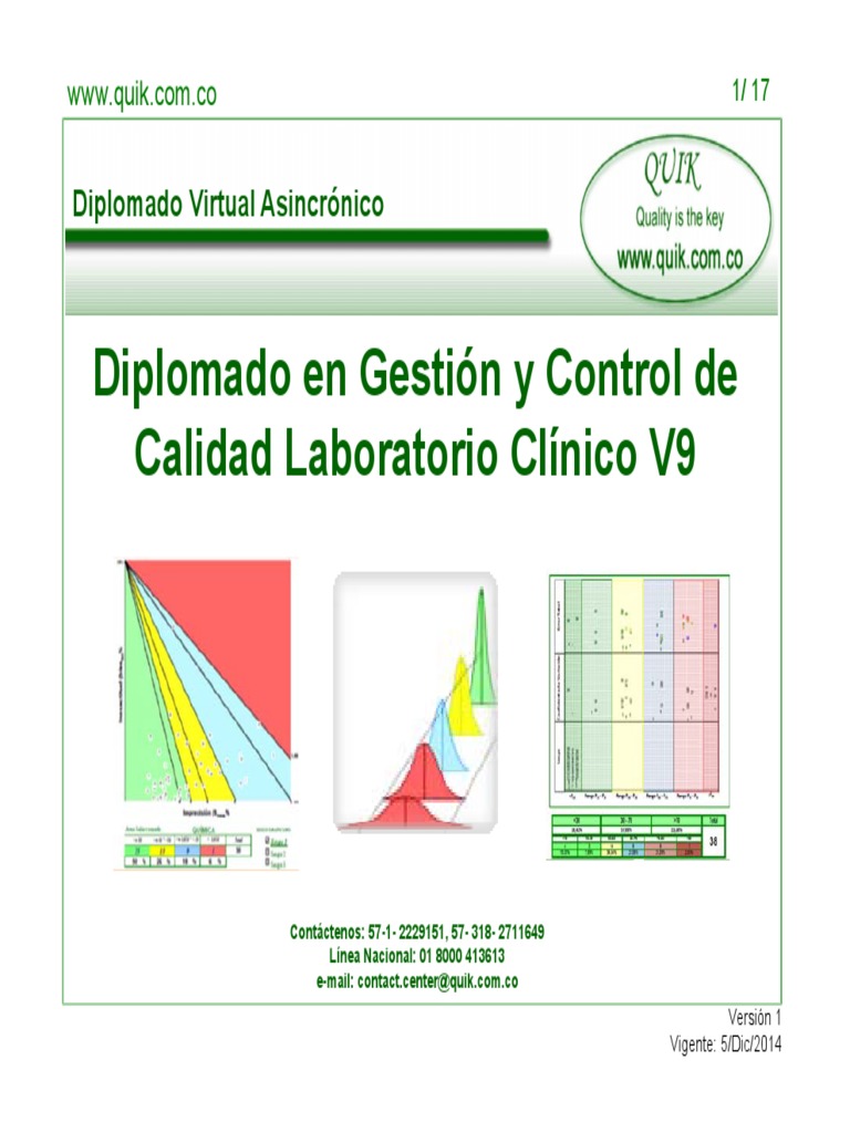 Dip Calidad V9 | PDF | Six Sigma | Laboratorios