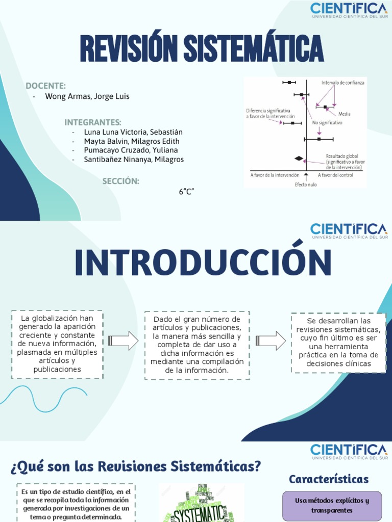 Revisión Sistematica - Epidemio - 6C - Seminario 6 | PDF | Metaanálisis | Science
