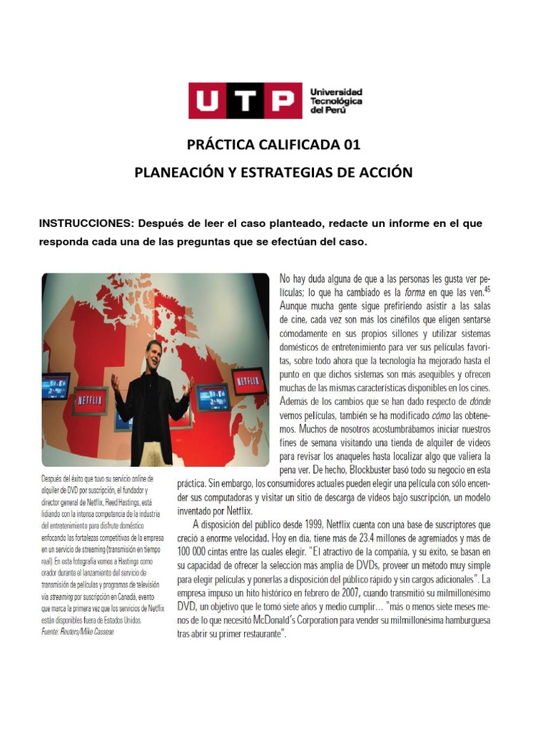 Semana 08 Lectura UTP Netflix | PDF