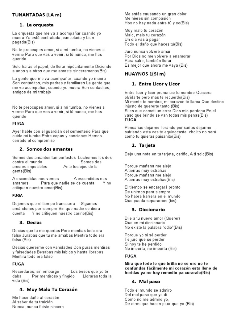 Letras Repertorio Mery | PDF | Amor | Fruto Del Espiritu Santo