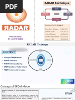Presentation EFQM Excellence Model & RADAR Scoring System | PDF ...