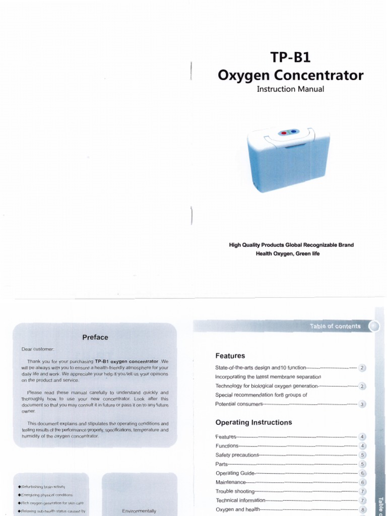 Manual Oxigênio Portátil Mãe | PDF