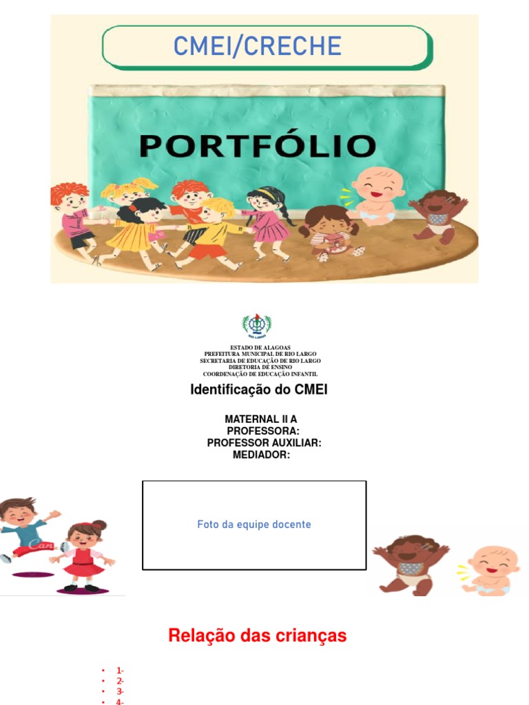 Portfólio 2023 | PDF | Pré-escola | Narrativa