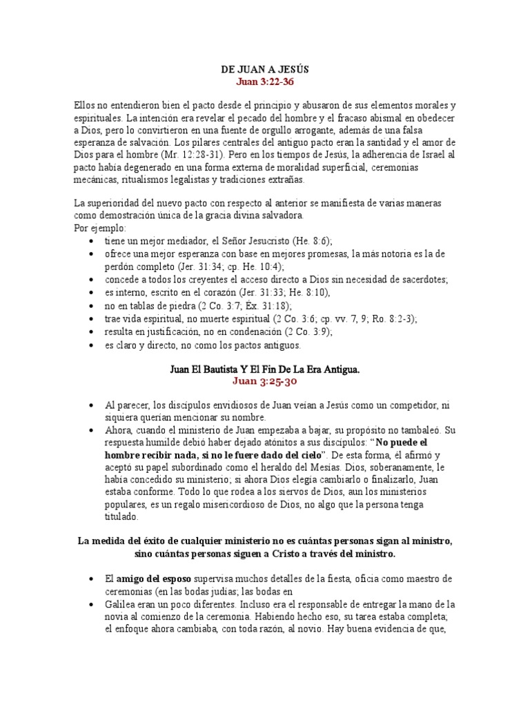 De Juan A Jesús | PDF | Jesús | Dios