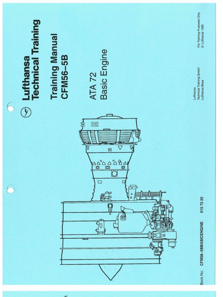 CFM56 5B Lufthansa Trainiing P1 | PDF