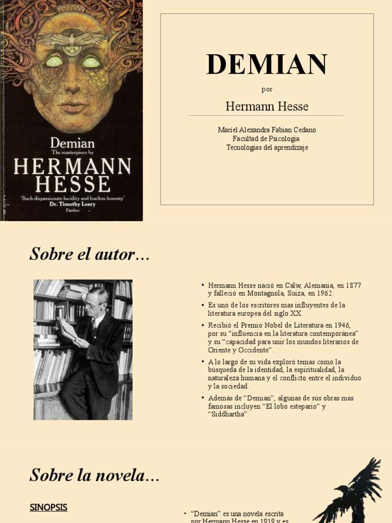 Demian - Herman Hesse | PDF | Hermann Hesse