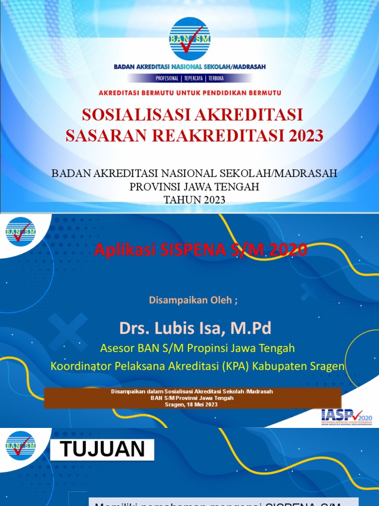 Paparan Sispena Iasp 2020 (Final) - 2023 | PDF
