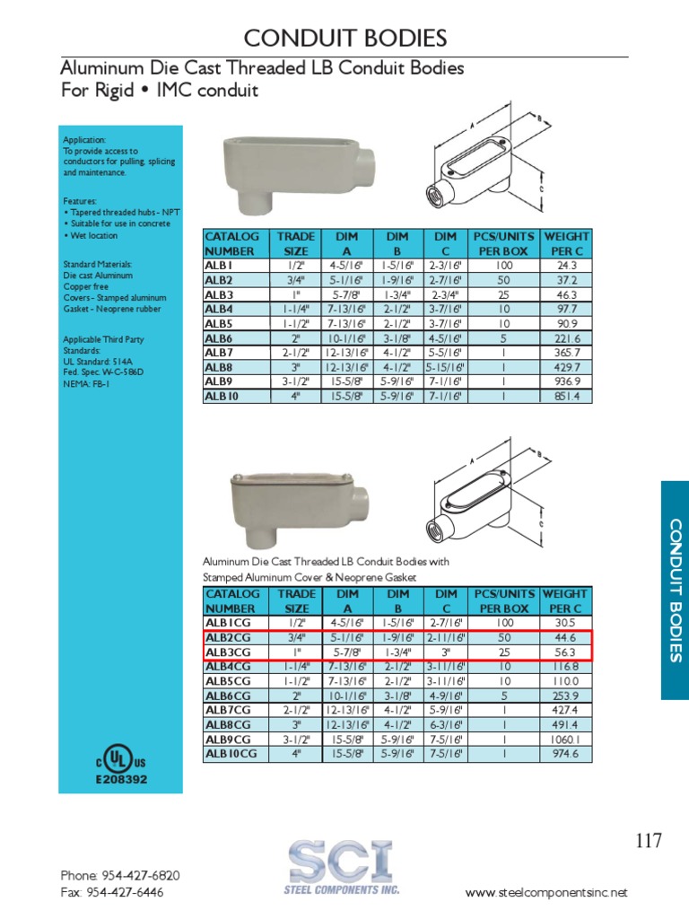 HT Condulets Aluminio RMC | PDF | Pipe (Fluid Conveyance) | Plumbing