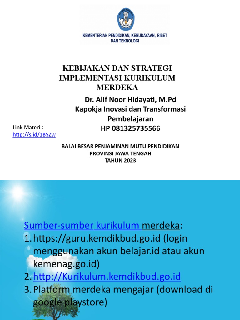Kebijakan Dan Strategi Kurikulum Mereka (An) | PDF | Bisnis