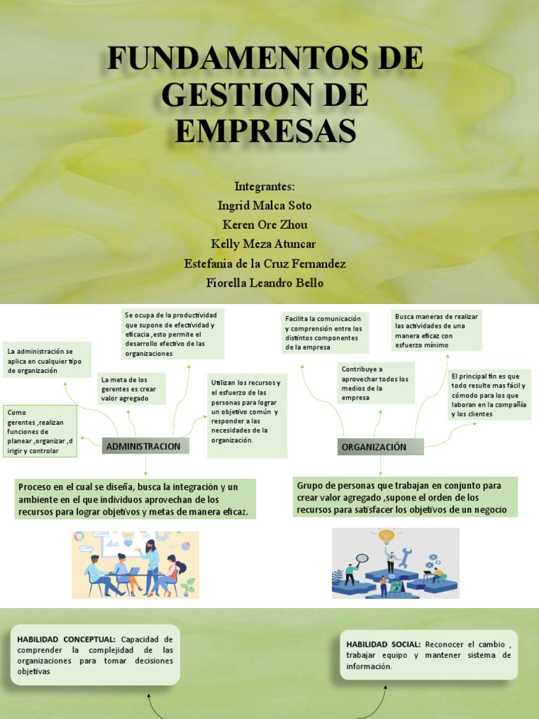 Fundamentos de Gestion de Empresas | PDF | Sistema