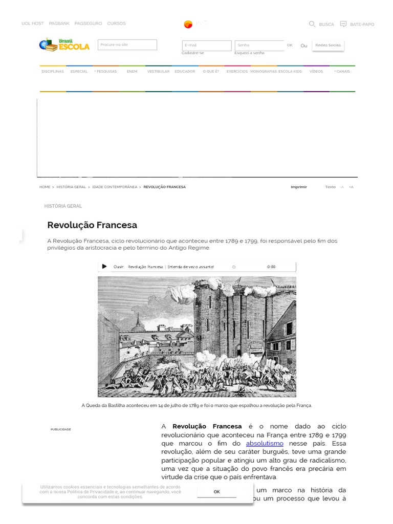 Revolução Francesa - Entenda de Vez o Assunto! - Brasil Escola | PDF ... Revolução Francesa - Entenda de Vez o Assunto! - Brasil Escola | PDF ...