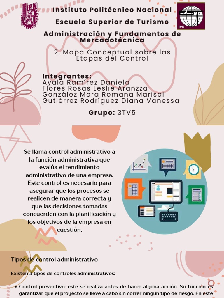 Mapa Conceptual Sobre Las Etapas Del Control | Descargar gratis PDF ...