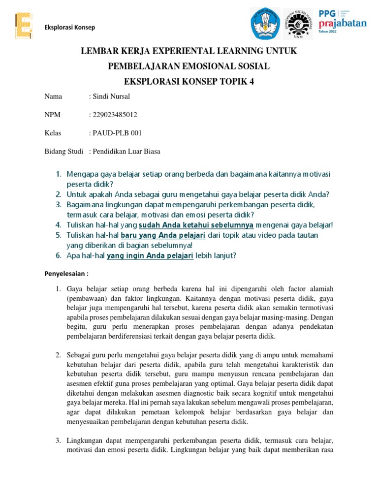 Experiental Learning Pdf