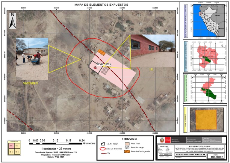 03 MAPA DE ELEMENTOS EXPUESTOS | PDF | Geodesia | Cartografía