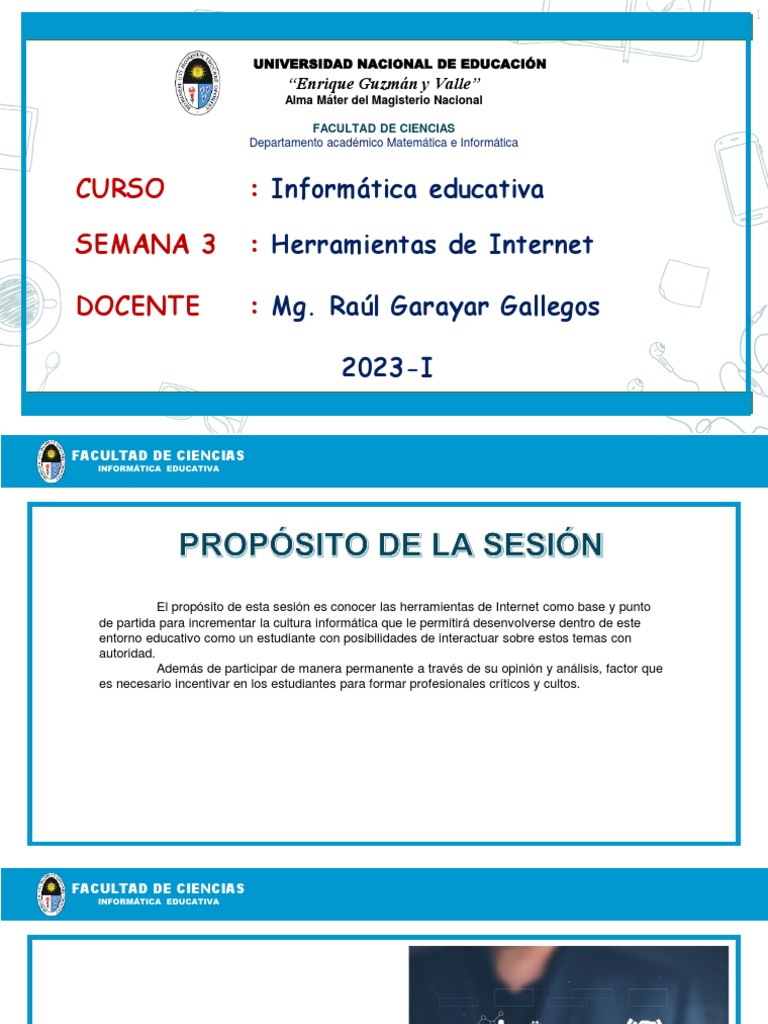 Clase Semana 3 Herramientas de INTERNET | PDF | Internet | Red mundial