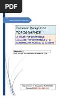 Établissement des courbes de niveau | PDF | Altitude | Topographie