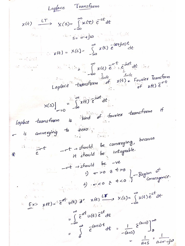 Laplace, Z Transform, Correlation | PDF