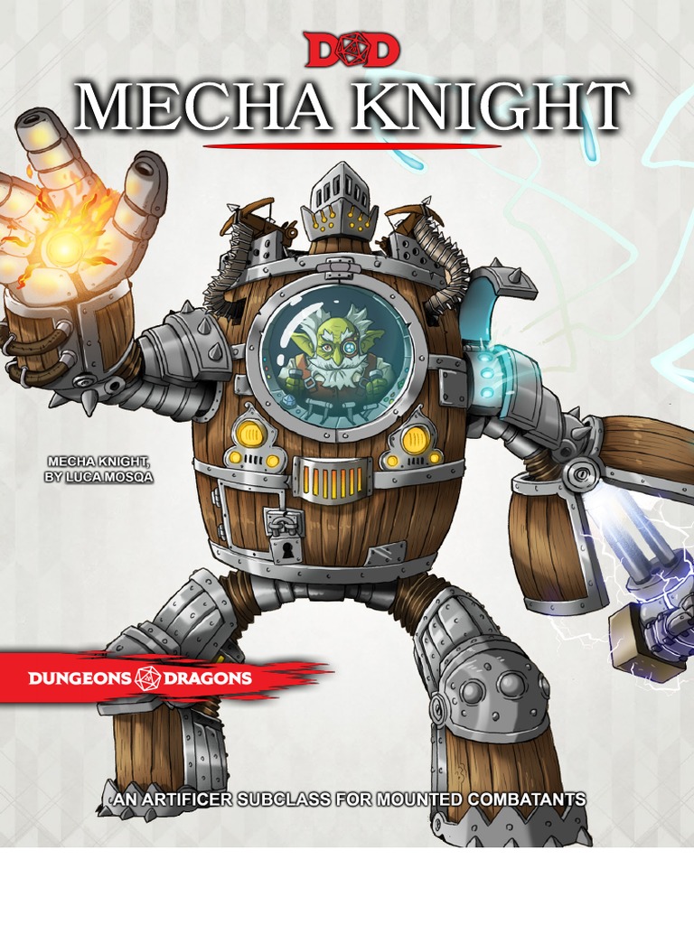Mecha Knight Artificer Class Guide | PDF