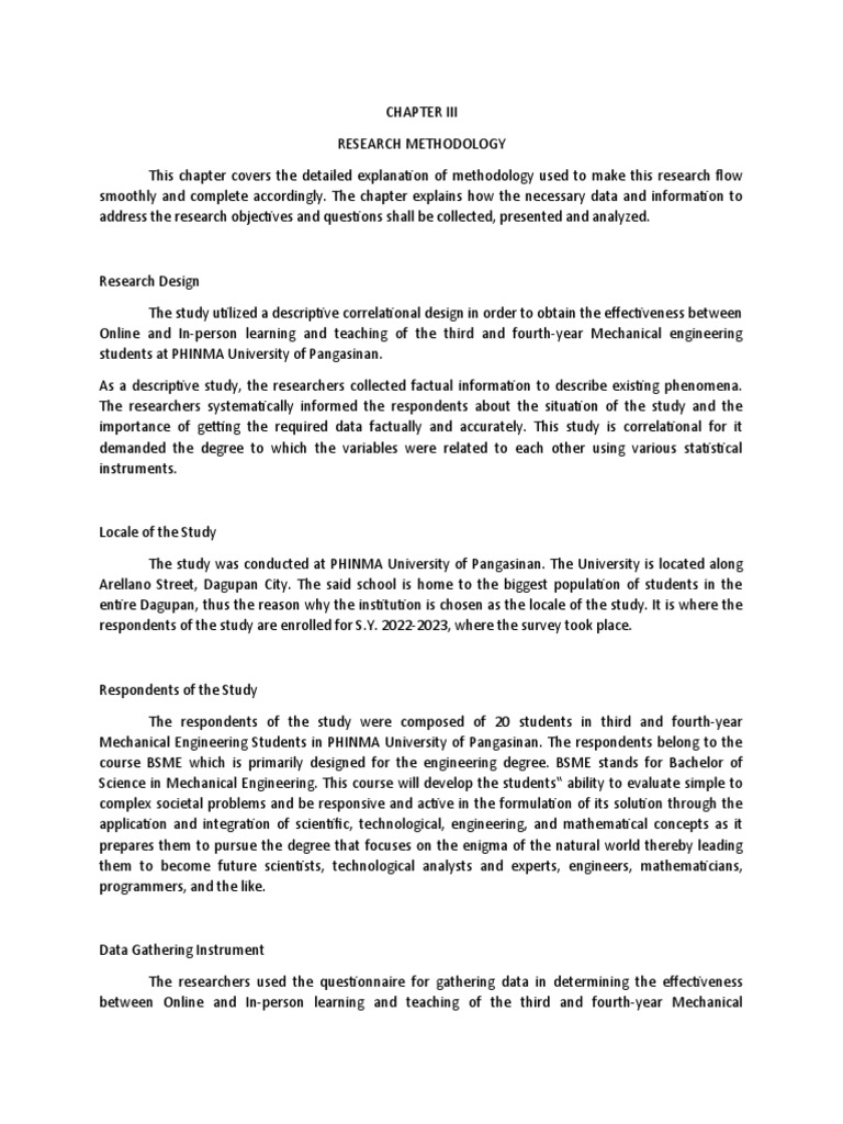 Chapter Iii | Download Free PDF | Methodology | Engineering